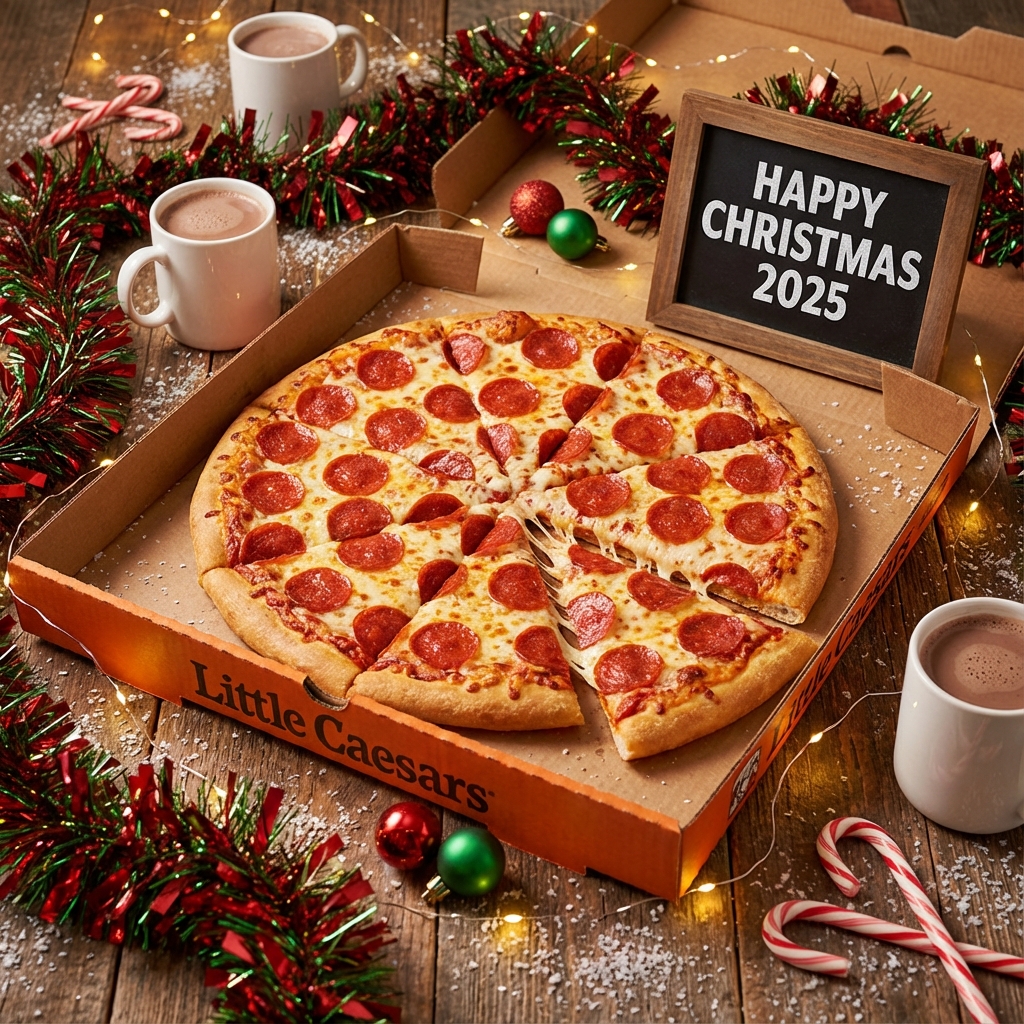 Happy Christmas 2025 - Little Caesars Holiday Deals, Party Ideas & Festive Pizza Guide | Little ...